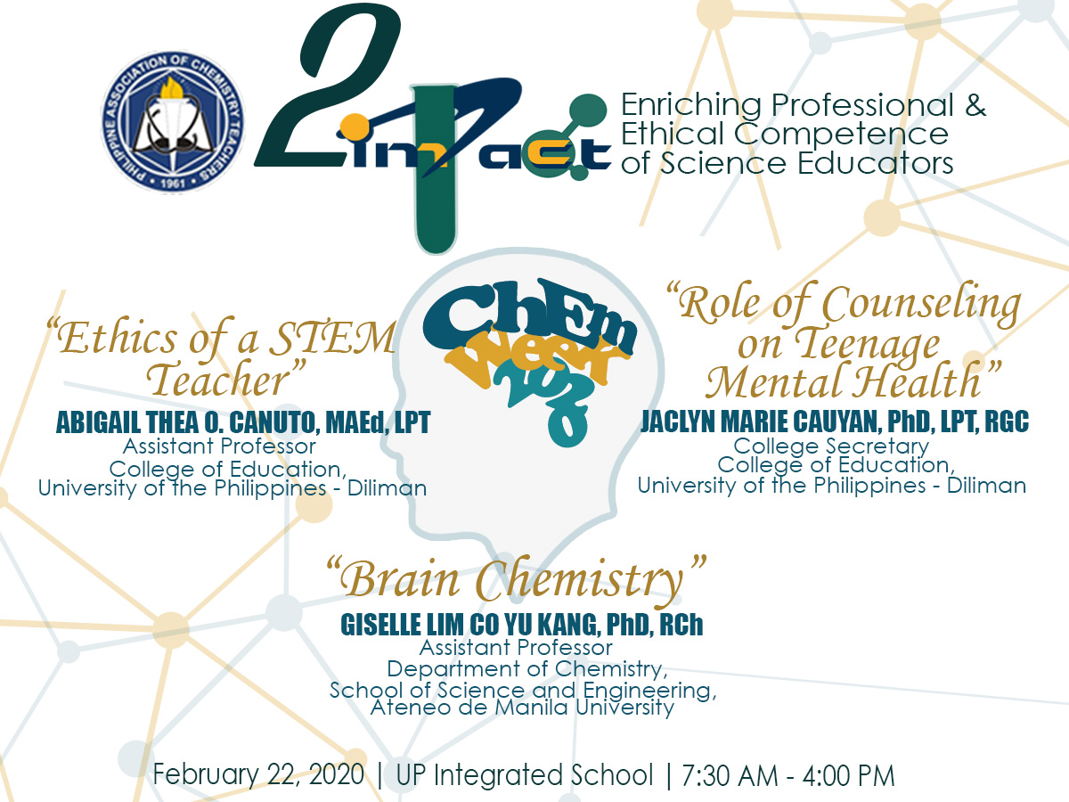 2020 National Chemistry Week – Philippine Association of Chemistry Teachers